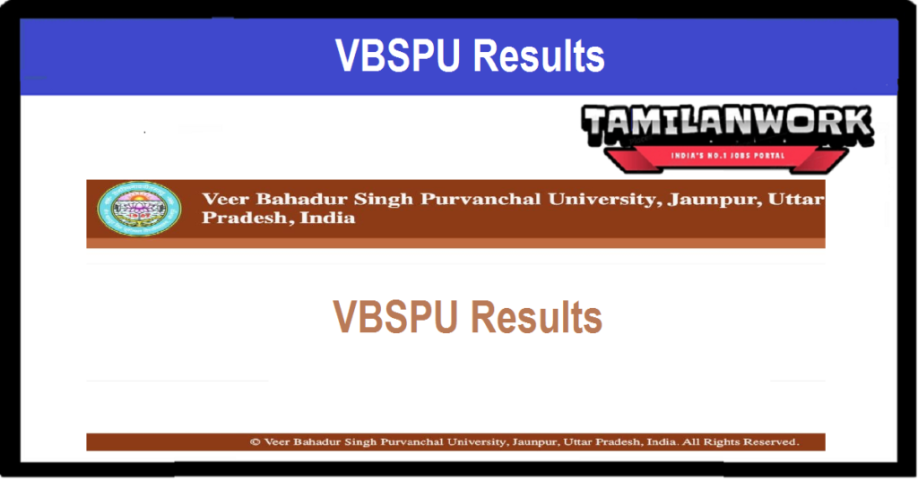 VBSPU Result 2024, Check www.vbspu.ac.in Results